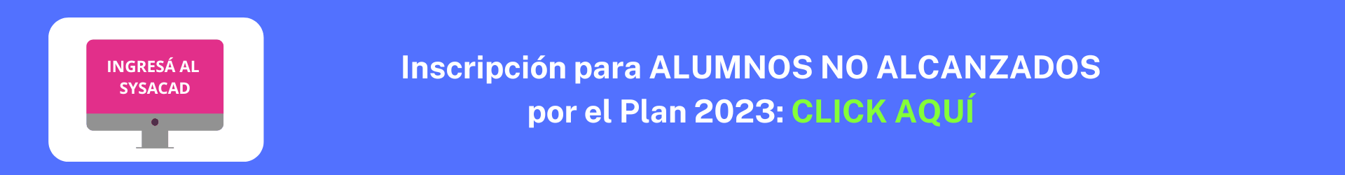 UTN FRGP - Inscripción al Ciclo Lectivo 2023